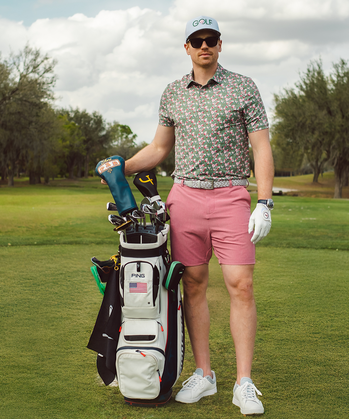 The Signature Performance Rope Hat - White/Ocean - Short Par 4